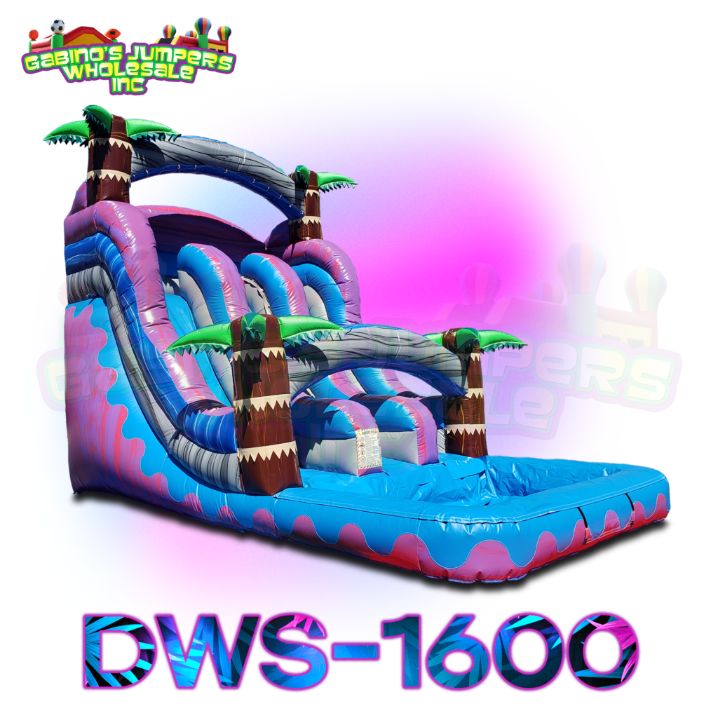 Marble Double Waterslide – gabino's jumpers wholesale